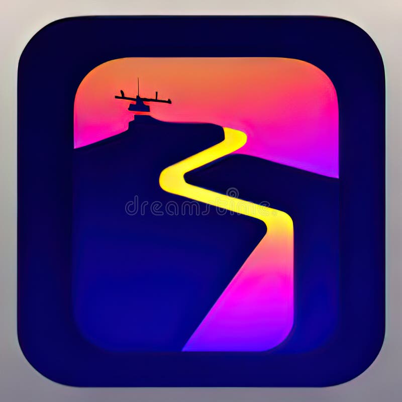 Tactical Shooter Software App Style Icon. Generative AI. Stock ...