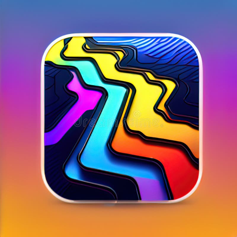 Video Editing Software App Style Icon. Generative AI. Stock ...