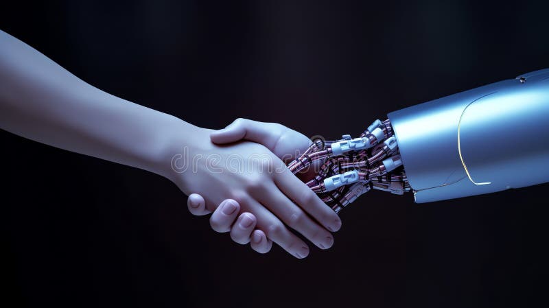 Artificial Intelligence Handshake Stock Illustrations – 1,543 ...