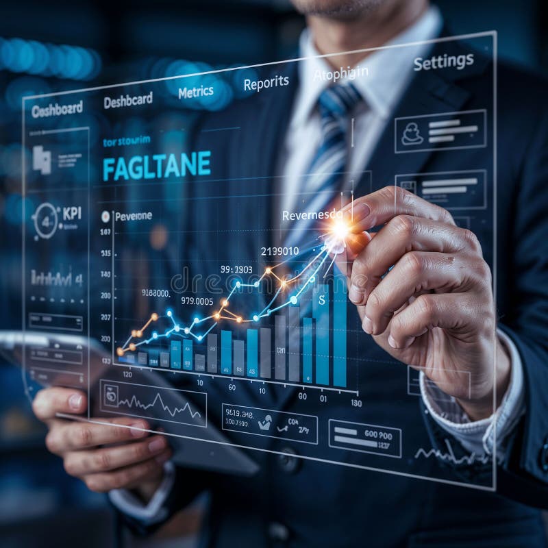 Generative AI Artificial Intelligence Man Touching AI Icon on ...