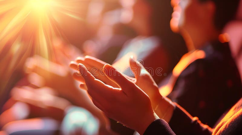 Generative AI Audience Applaud Clapping Hapiness Appreciation Training ...