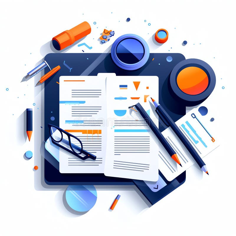 Generative AI Audit Concept- Stock Illustration - Illustration of ...