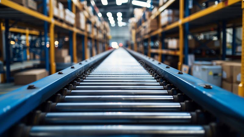 Generative AI Automated Conveyor Belt Sorting Mechanism in a Logistics ...