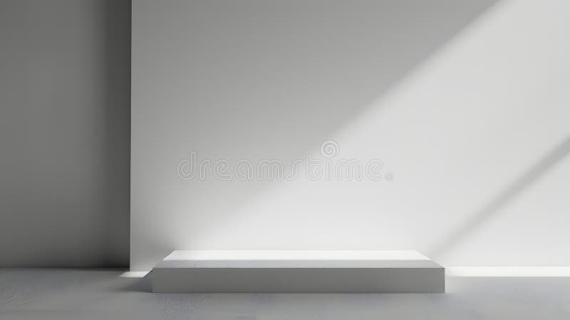 Generative AI Background Grey Studio White Space Empty Gray Wall Desk ...