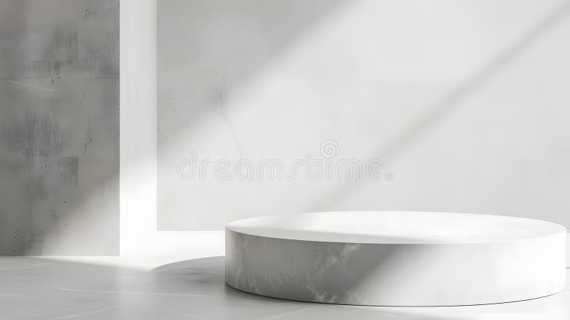 Generative AI Background Grey Studio White Space Empty Gray Wall Desk ...