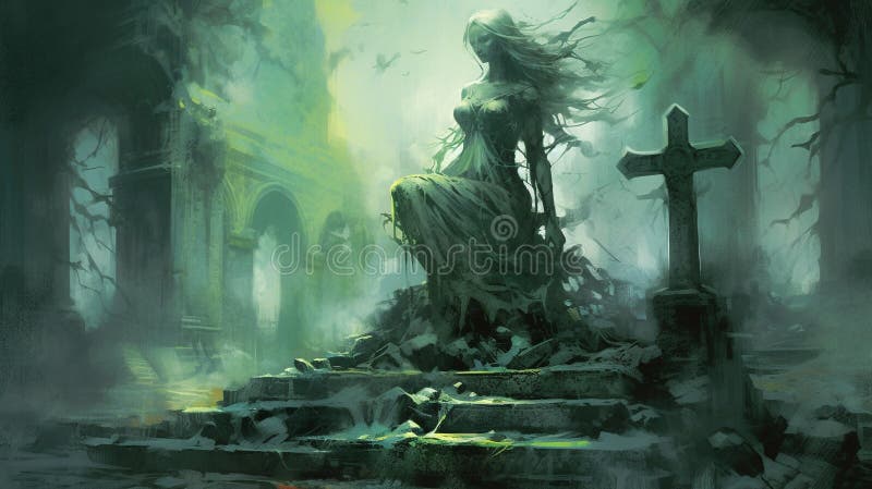 Crumbling Gravestone Stock Illustrations – 10 Crumbling Gravestone ...