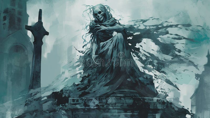 Crumbling Gravestone Stock Illustrations – 10 Crumbling Gravestone ...