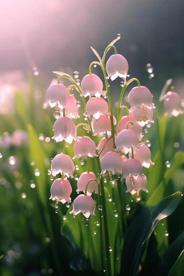 Beautiful Spring Lily of the Valley in the 1690446032391 1 Stock Image ...