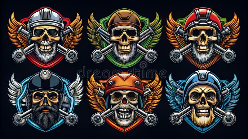 Biker Patch Stock Illustrations – 2,721 Biker Patch Stock Illustrations ...