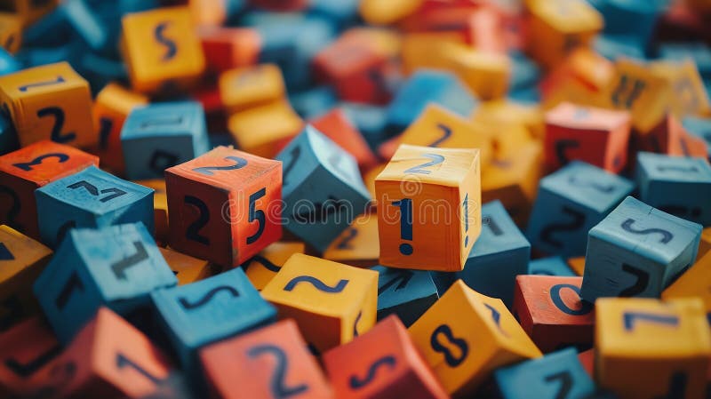 Generative Ai Blocks With Question Marks And Copy Space Questions And Problem Solving Frequently
