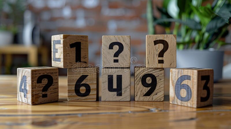 Generative Ai Blocks With Question Marks And Copy Space Questions And Problem Solving Frequently