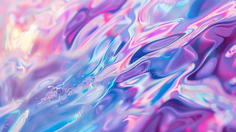 Generative AI Blurry Abstract Background Colorful Gradient Marbled ...