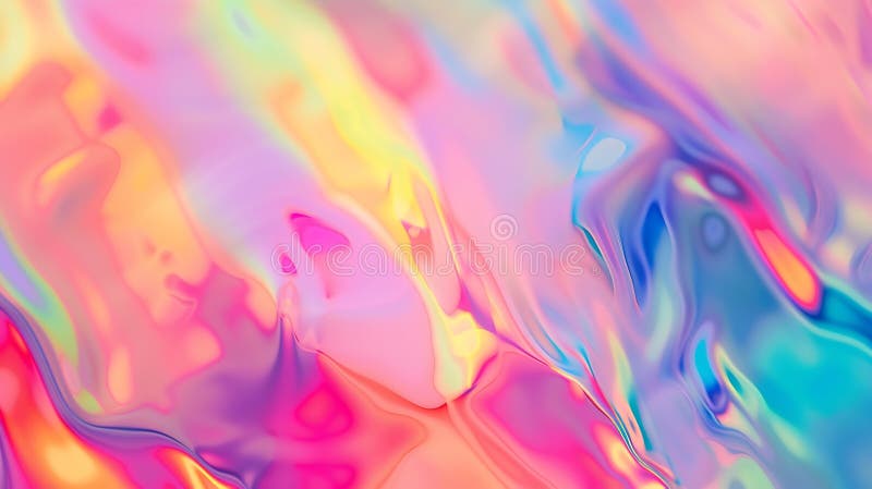 Generative AI Blurry Abstract Background Colorful Gradient Marbled ...