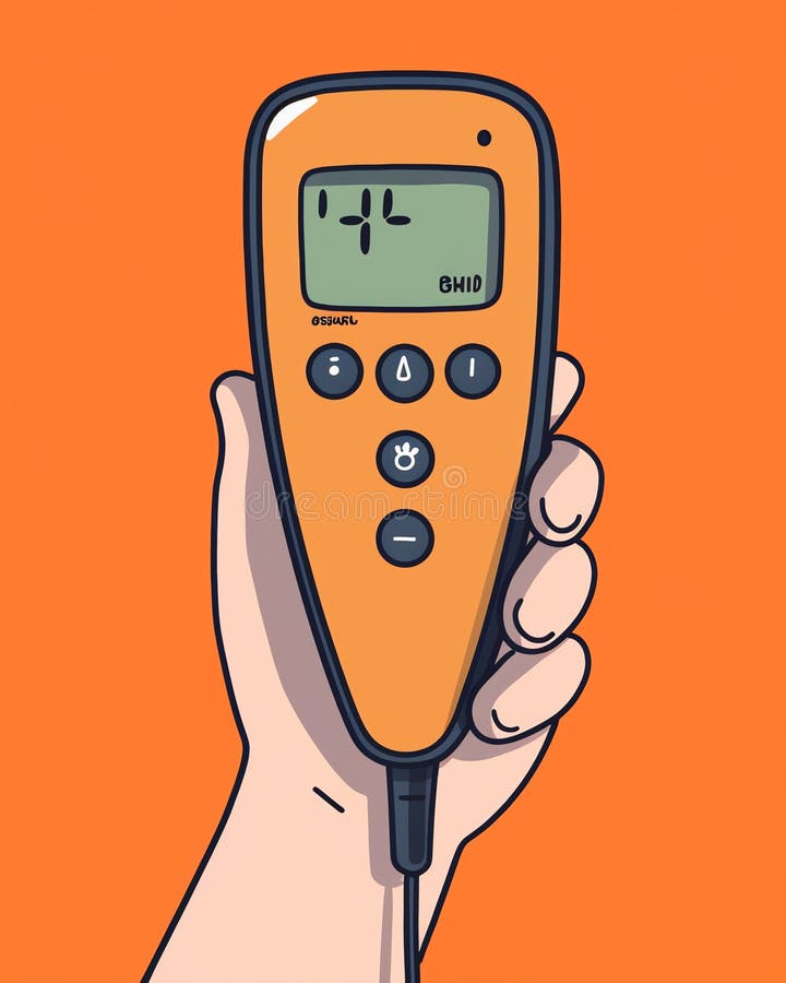 Generative AI Body Temperature Check- Stock Illustration - Illustration ...