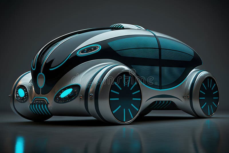 Generative AI of a Brand-less Generic Concept Car in Studio Environment ...