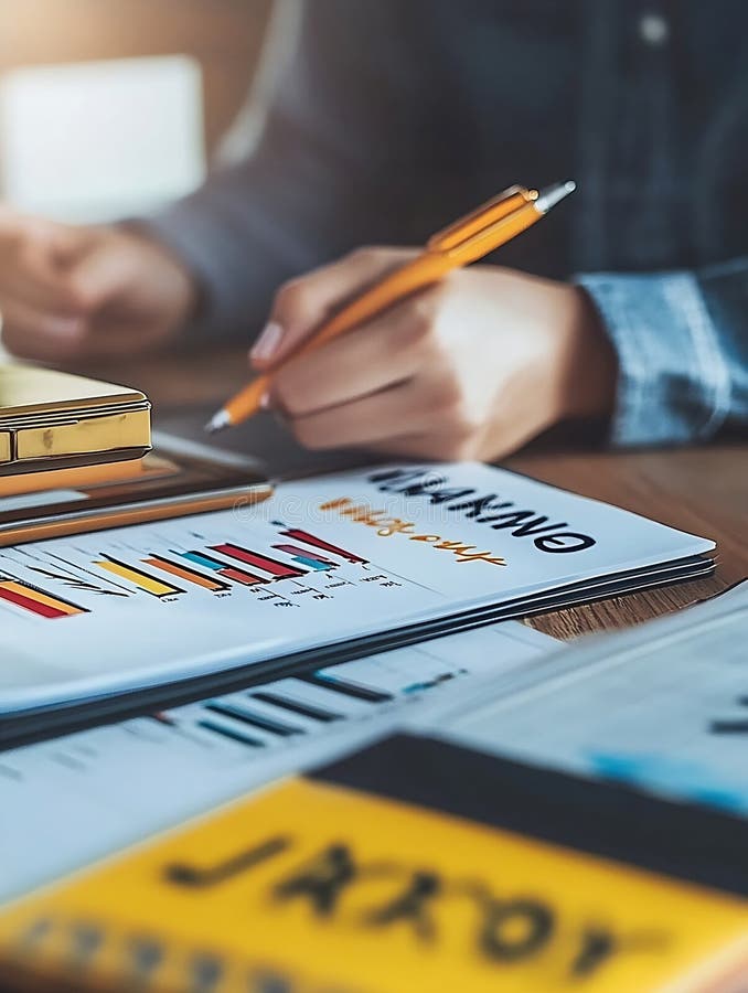 Generative AI Business Professional Writing Notes on Financial Growth ...