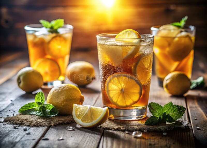 Generative AI Captures the Refreshing Essence of a Lemon Iced Tea a ...