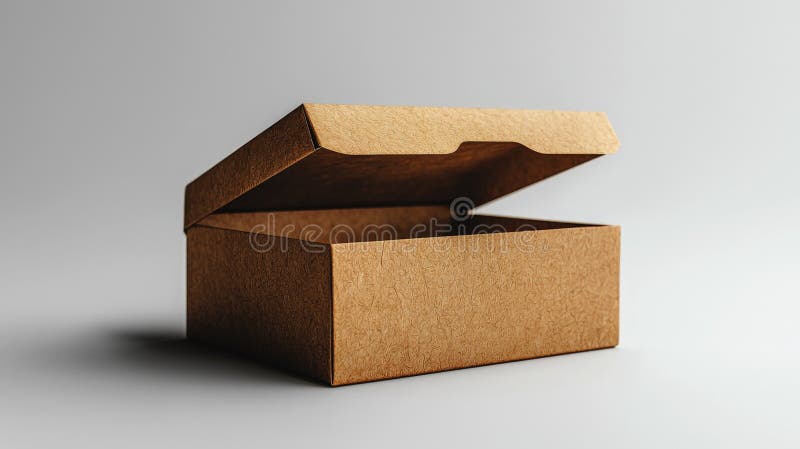 Cardboard Box with Lid for Storage and Organization in Various Settings ...