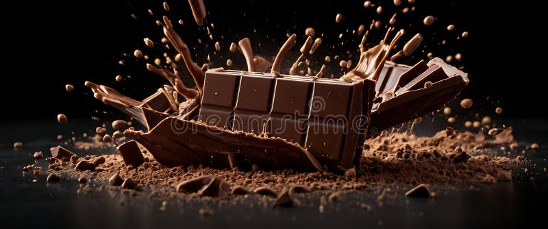 Chocolaty burst stock image. Image of candy, chocolaty - 324293173