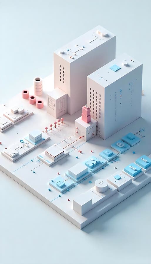 Generative AI Cityscape: a Futuristic Minimalist Architectural ...