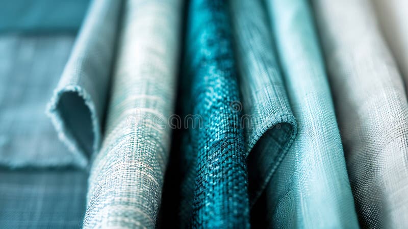 Generative AI Close Up Catalog of Interior Luxury Fabric Sample Chart ...