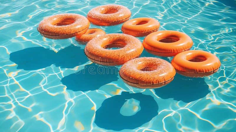 Pool Floaties Stock Illustrations – 117 Pool Floaties Stock ...