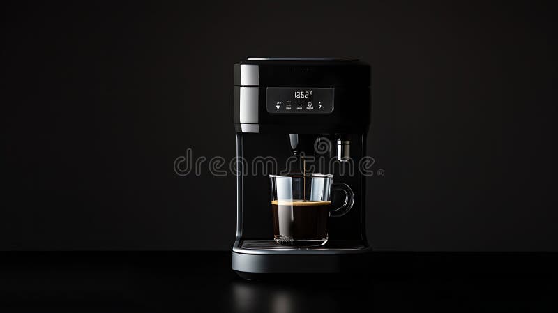Generative AI Coffee Maker Machine Business Concept. Stock Photo ...