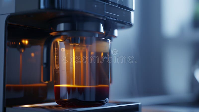 Generative AI Coffee Maker Machine Business Concept. Stock Photo ...
