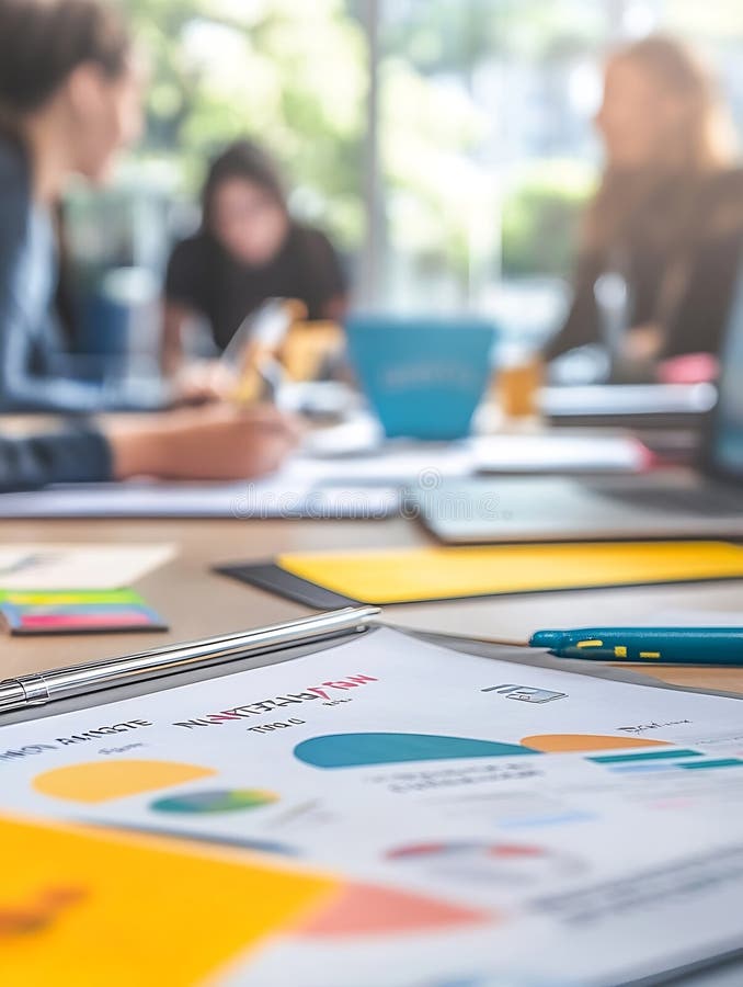 Generative Ai Professional Business Meeting Charts Documents Table ...