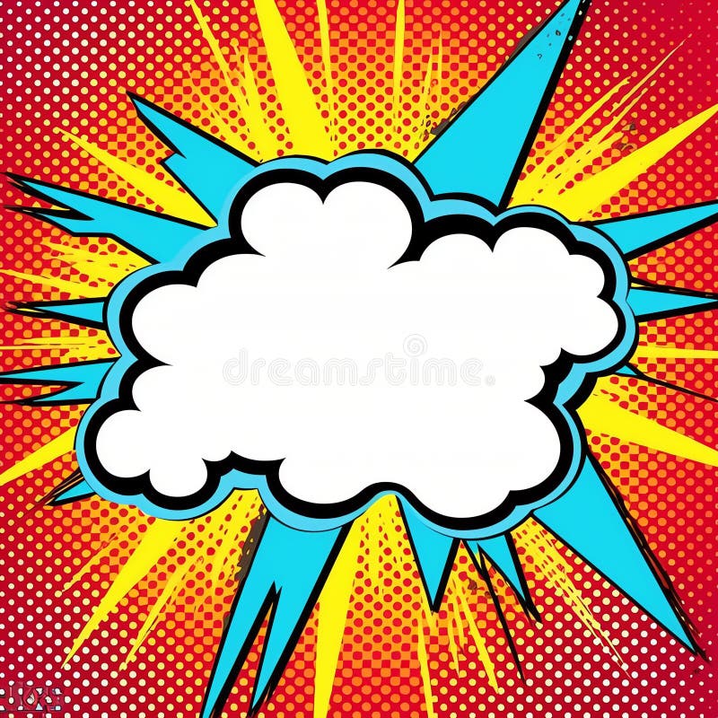 Generative AI Comic Bubbles with Expressions- Stock Illustration ...