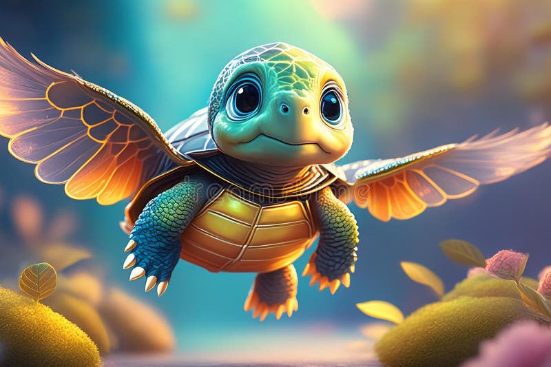 Generative AI Conceptual Illustration of a Cute Baby Stock Illustration ...