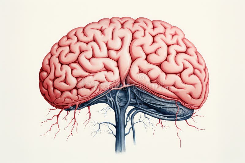 Fractal Colorful Light Brain Illustration, Educational Research ...