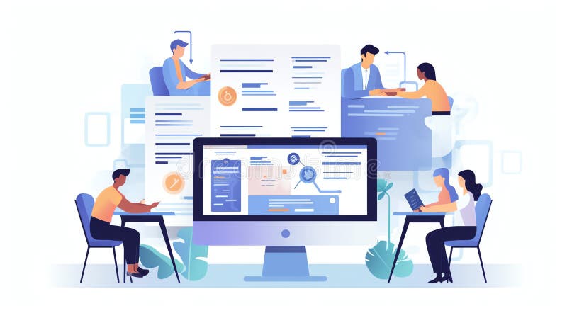 Generative AI Control Concept- Stock Illustration - Illustration of ...