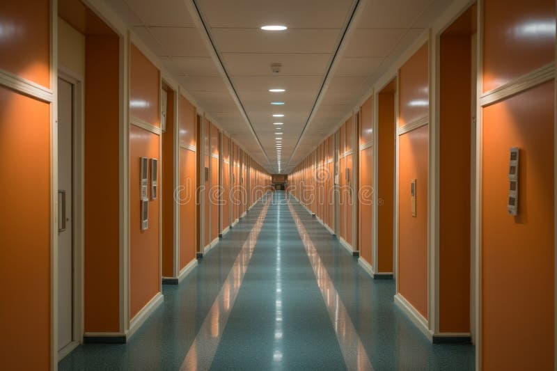 Corridor_in_front_of_main_office_in_a_1695523486087_2 Stock ...