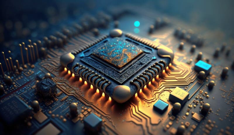 The Amazing World of Microchips and Computers, Macro Shooting Cyber ...