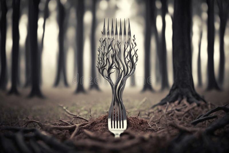 Generative Ai Creation of a Recognizable Forked Object - Artistic ...