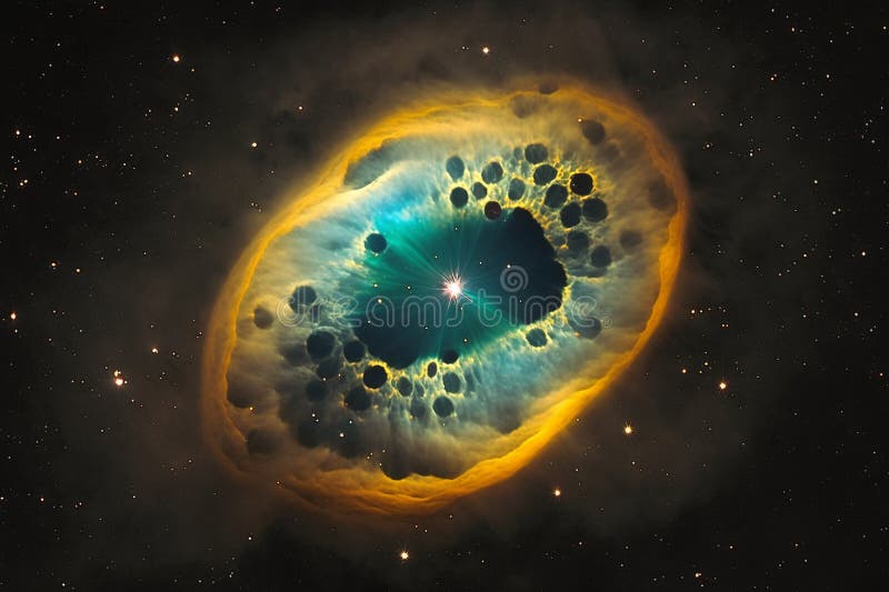 Generative Ai Creative Illustration of a Galaxy in Deep Outer Space ...