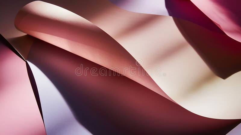 Generative AI Creative Layout of Paper Sheets with Shadows Business ...