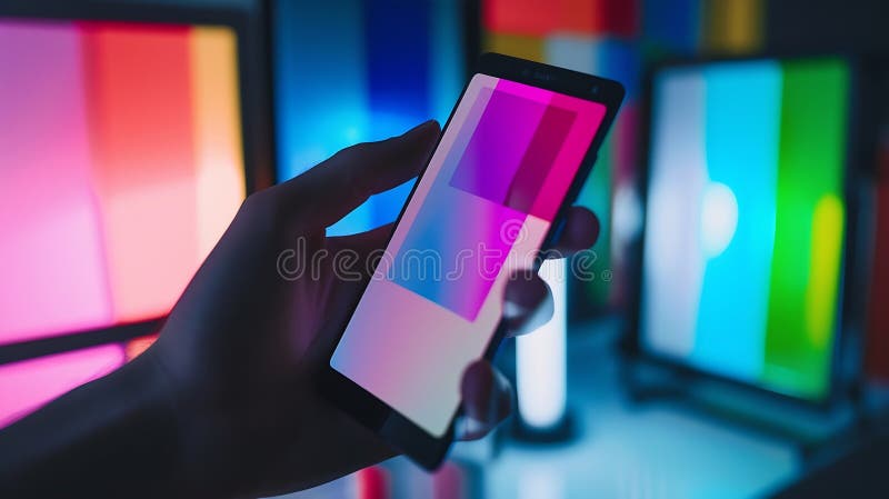 Generative AI Creative Ux Designer Designing Screens for Mobile Responsive Application ...