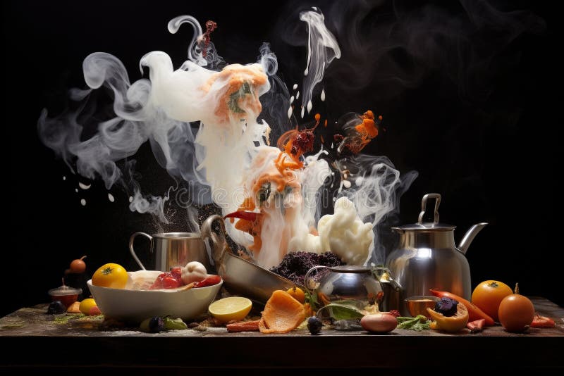 Generative AI : Culinary Canvas: an Abstract Representation of Gourmet ...