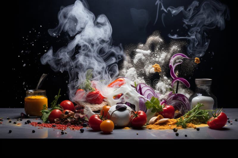 Generative AI : Culinary Canvas: an Abstract Representation of Gourmet ...