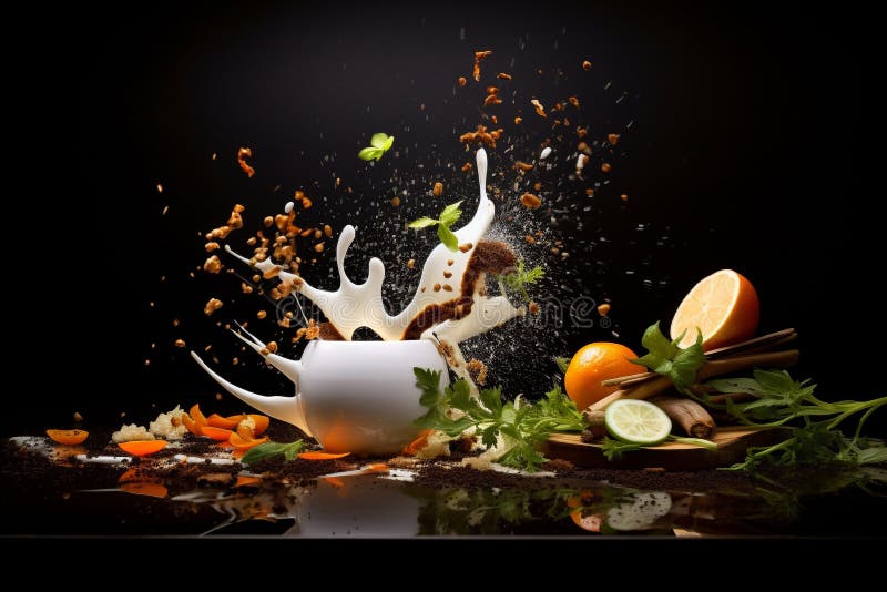 Generative AI : Culinary Canvas: an Abstract Representation of Gourmet ...