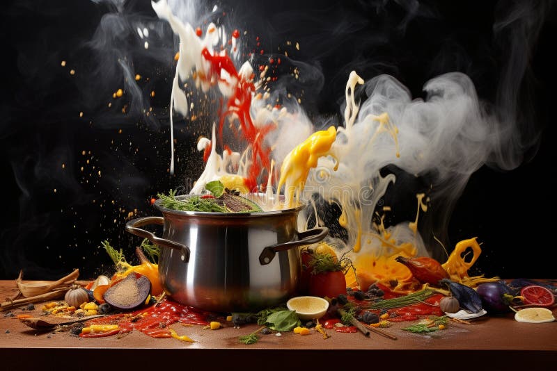 Generative AI : Culinary Canvas: an Abstract Representation of Gourmet ...