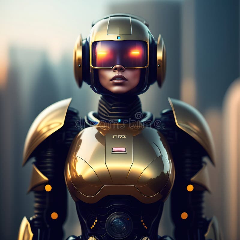 Generative AI: Cute and Little Robot Helper with Artificial ...