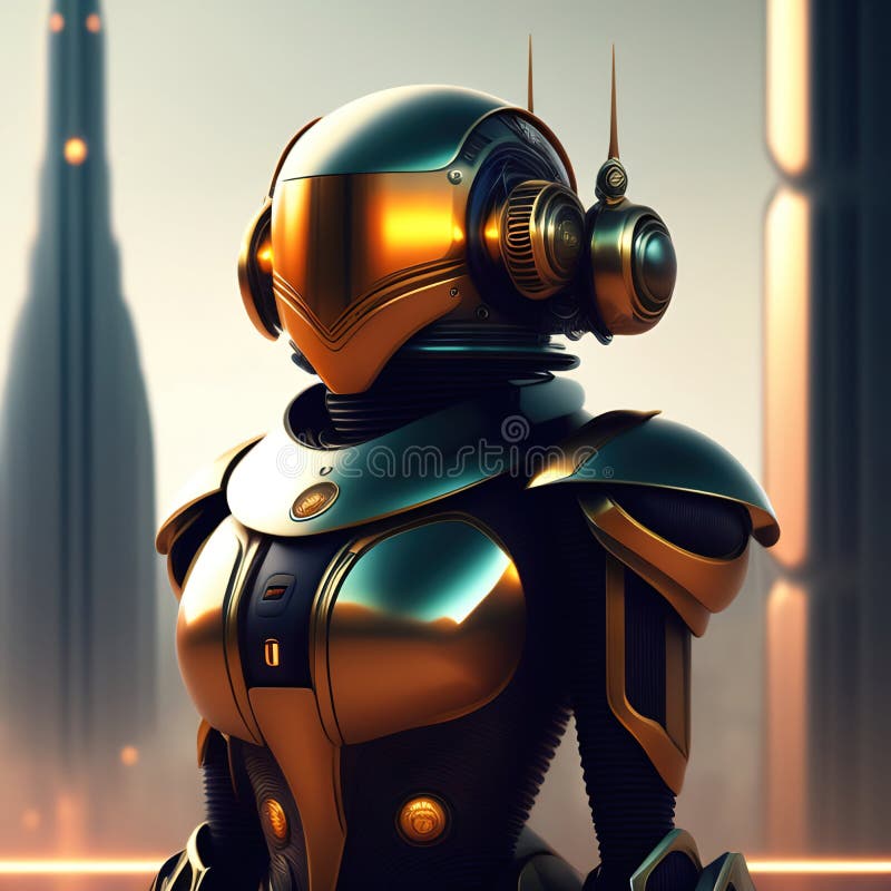 Generative AI: Cute and Little Robot Helper with Artificial ...