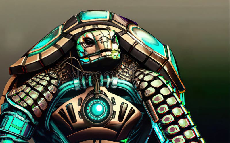 Cyborg Turtle Stock Illustrations – 334 Cyborg Turtle Stock ...