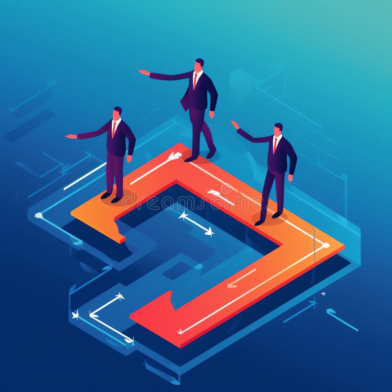 Generative AI 3D Choice between Two- Stock Illustration - Illustration ...