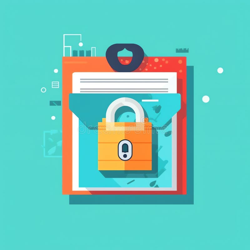 Generative AI Privacy Violation- Stock Illustration - Illustration of ...