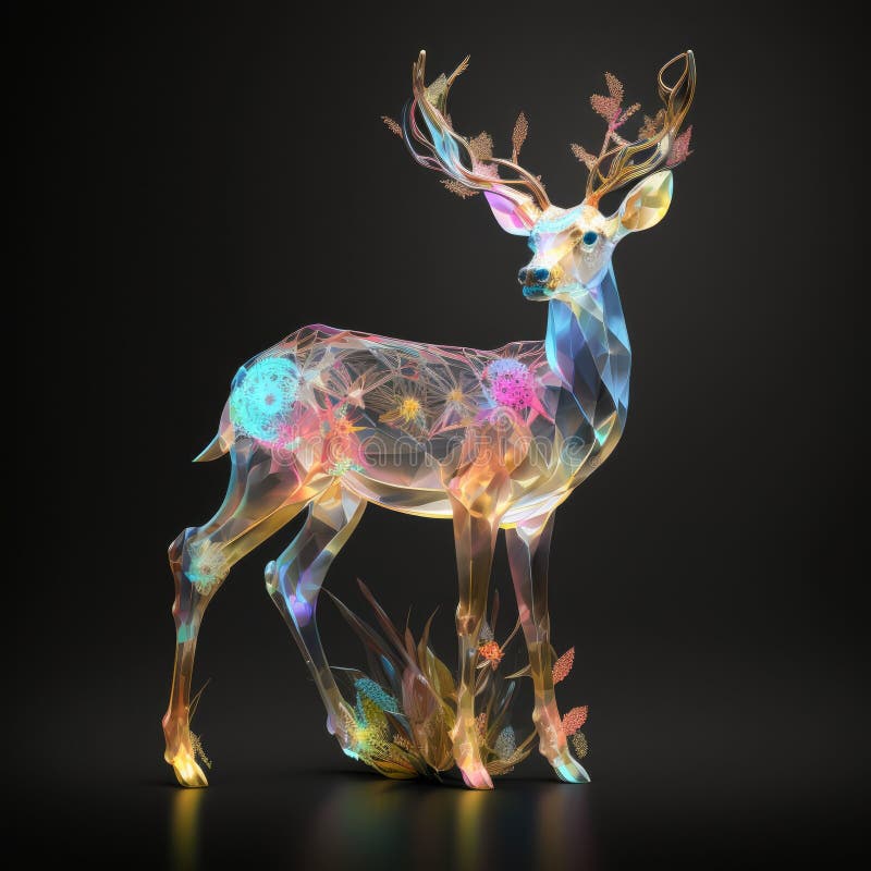 Generative AI of Abstract Fractal To Serve As Backdrop or Background ...