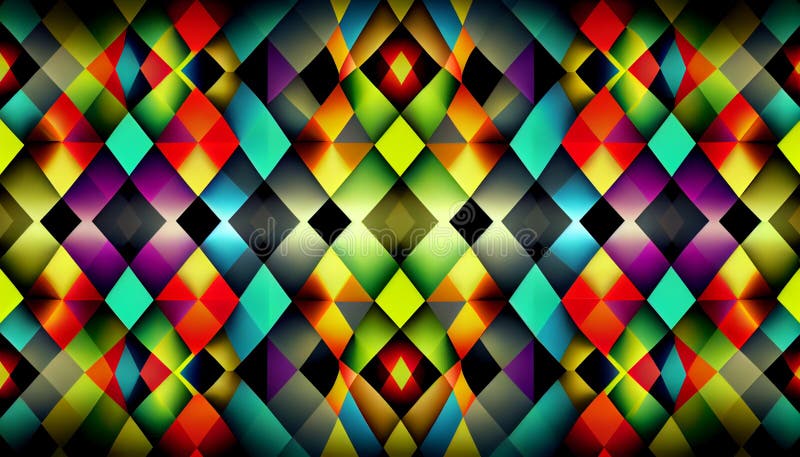 Generative AI, Diamond Prism - Vibrant Abstract Background Stock ...